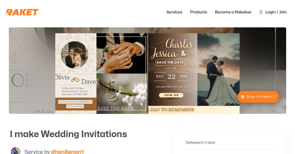 I make Wedding Invitations by dhanllanan1 - Raket.PH