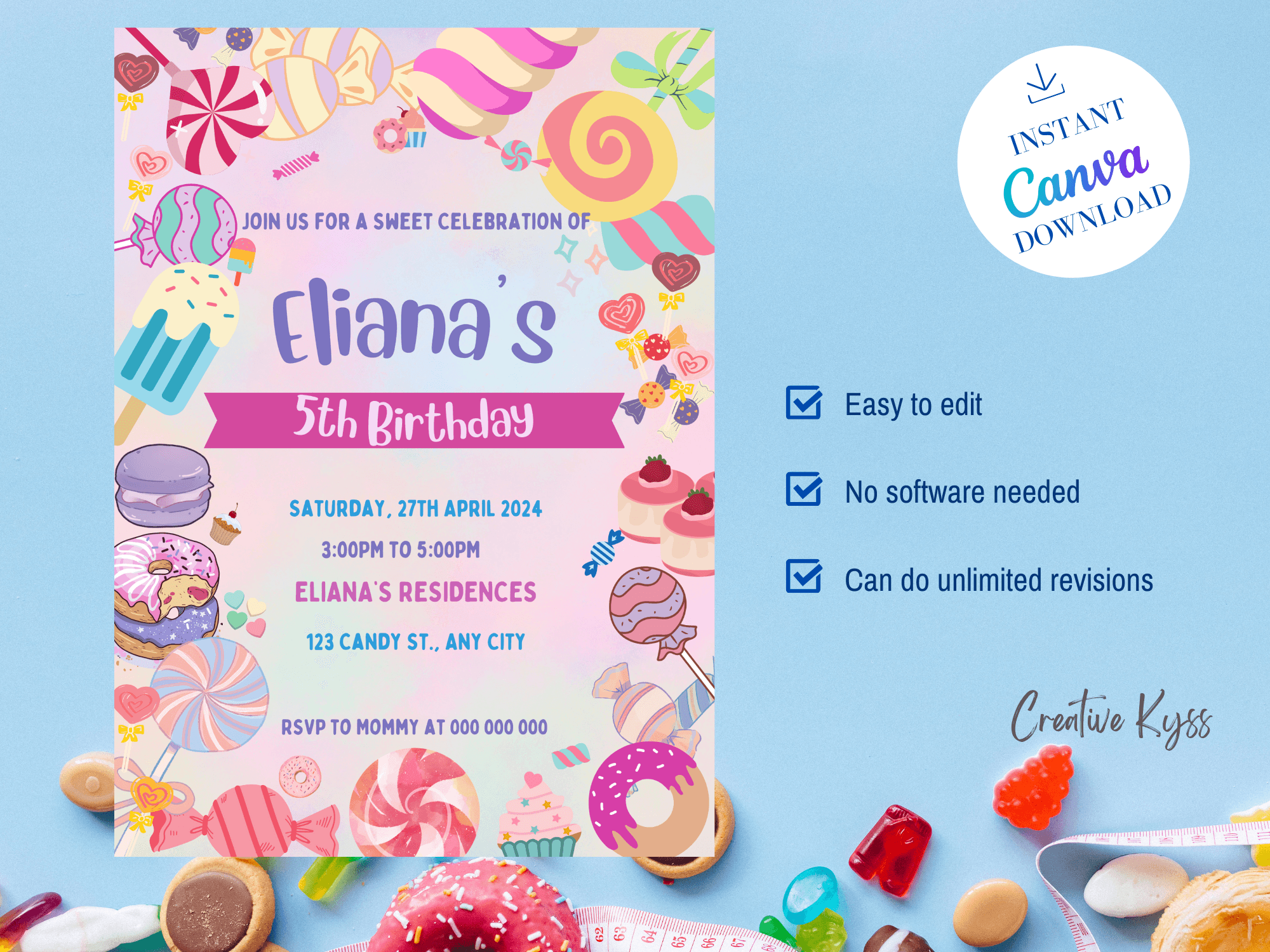 Candy Birthday Invitation 9 Holiday Invitations By Boatman Geller