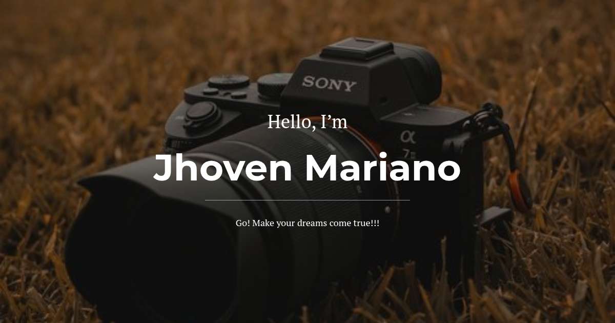 Jhoven Mariano