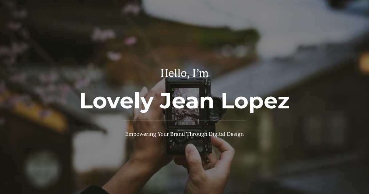 Lovely Jean Lopez