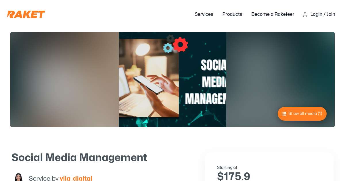 Social Media Management by ylla_digital - Raket.PH