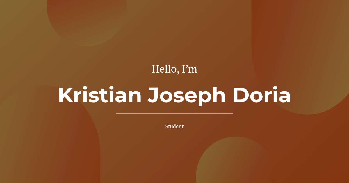 Kristian Joseph Doria
