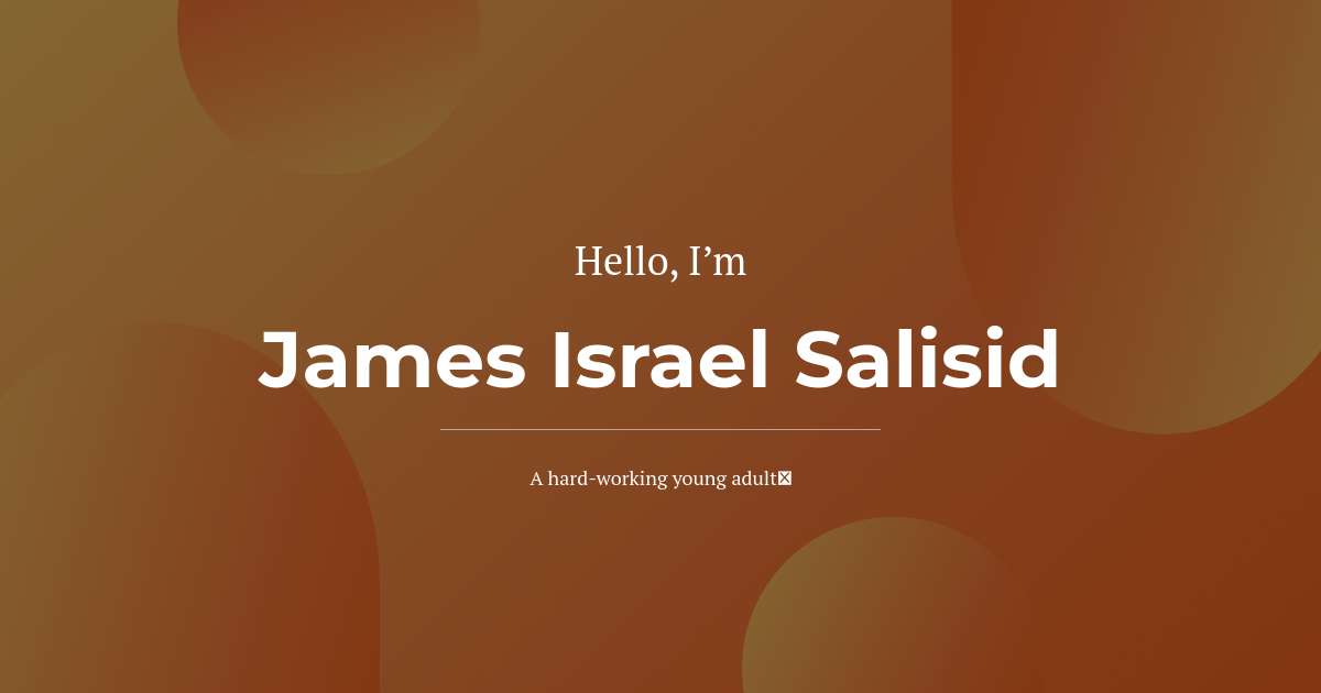 James Israel Salisid