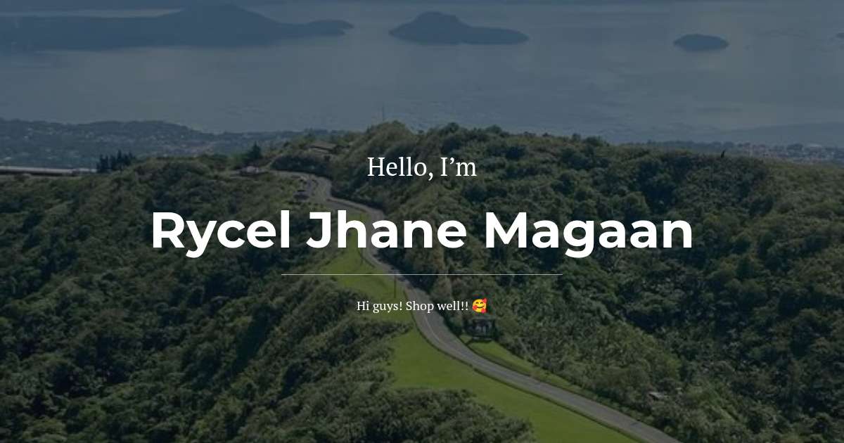Rycel Jhane Magaan