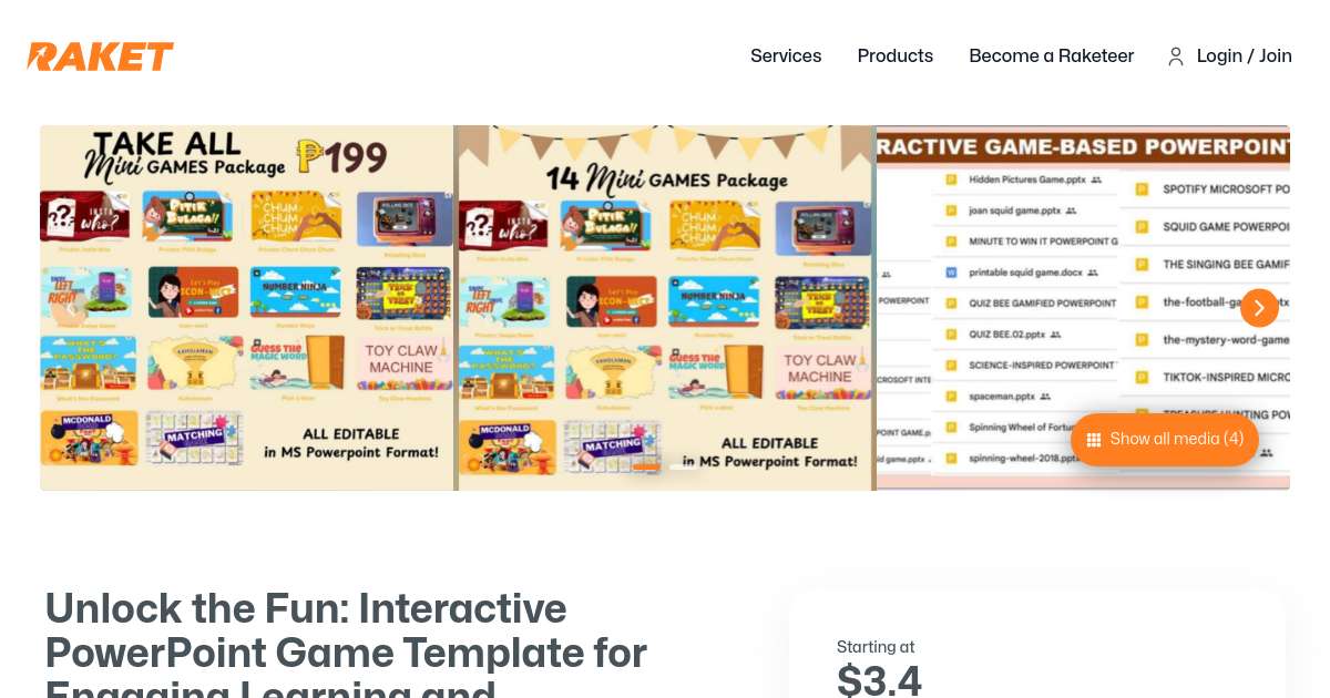 Unlock the Fun: Interactive PowerPoint Game Template for Engaging ...