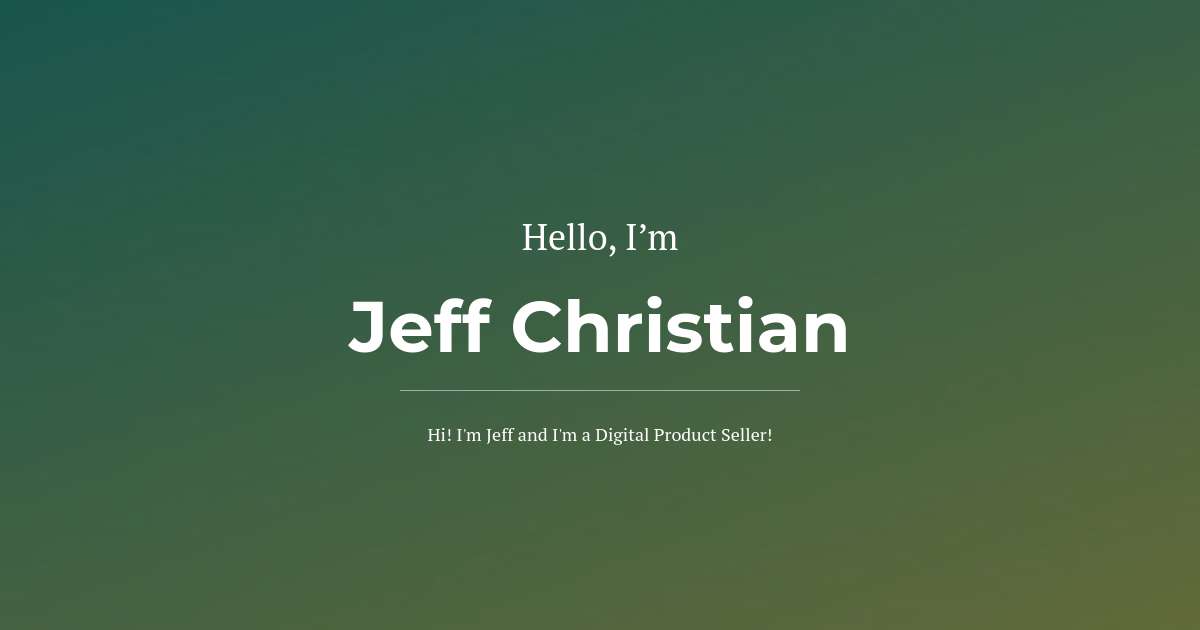 Jeff Christian