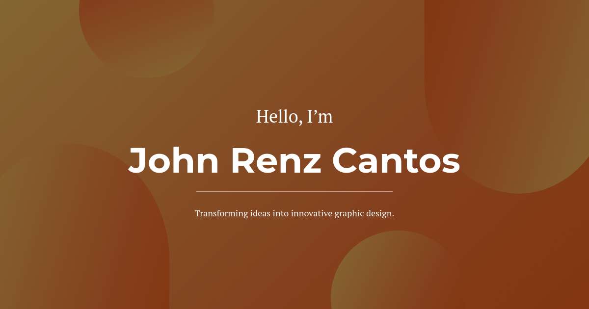 John Renz Cantos