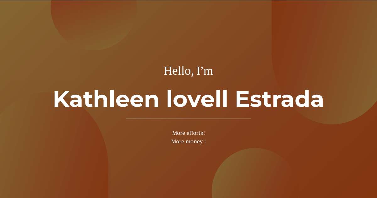 Kathleen lovell Estrada