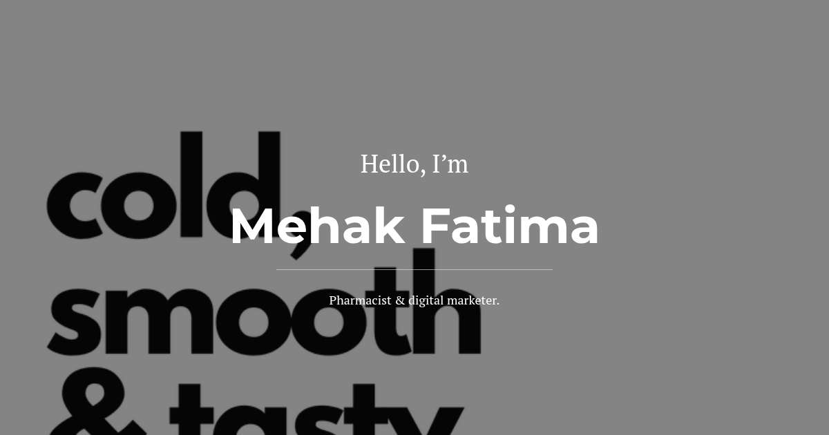 Mehak Fatima