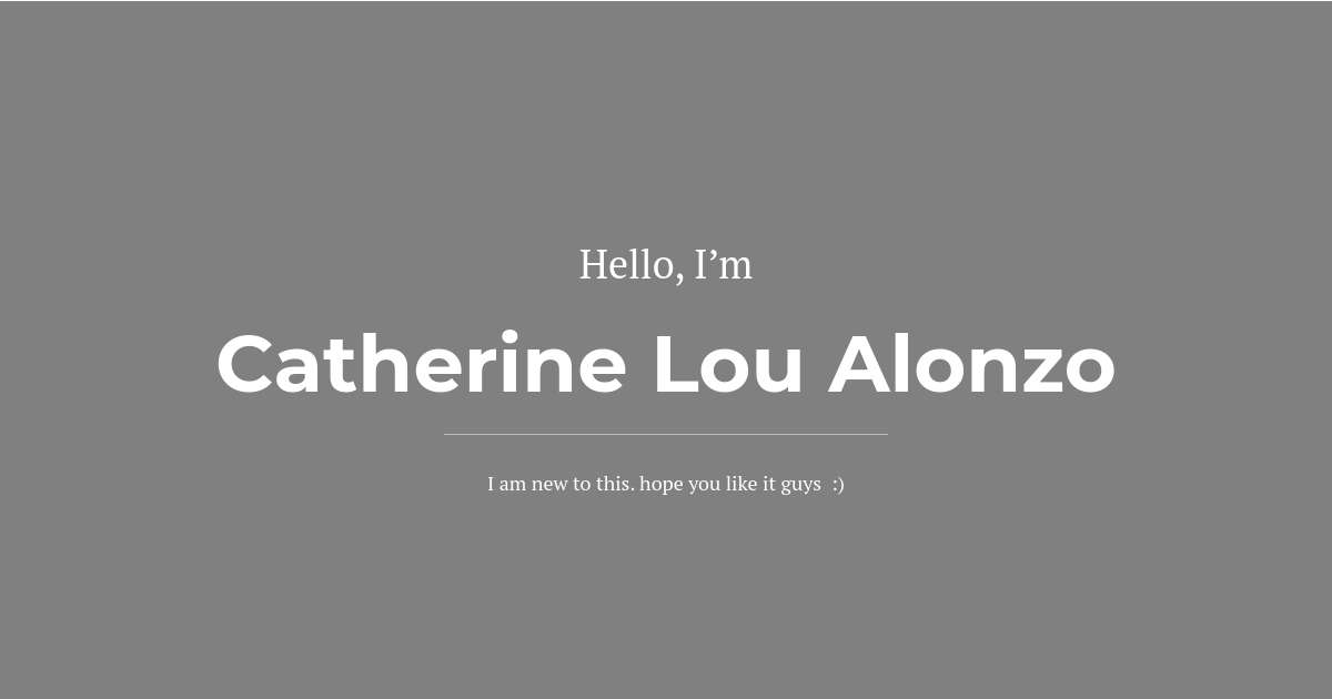 Catherine Lou Alonzo