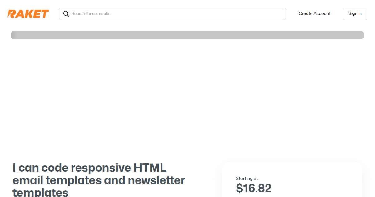 I can code responsive HTML email templates and newsletter templates by ...