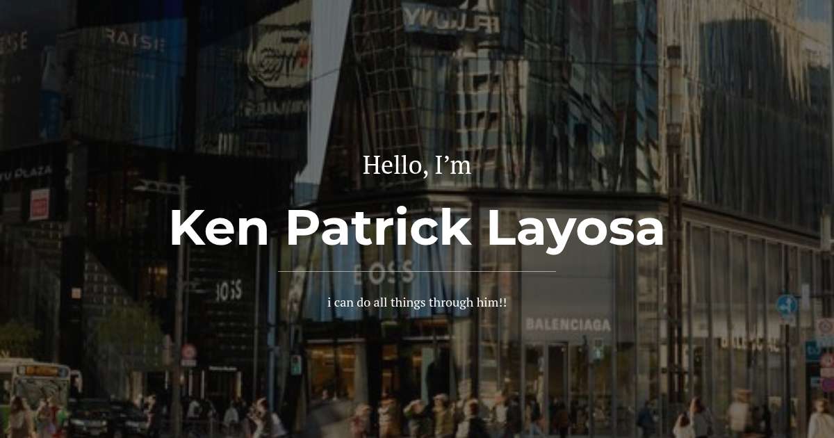 Ken Patrick Layosa