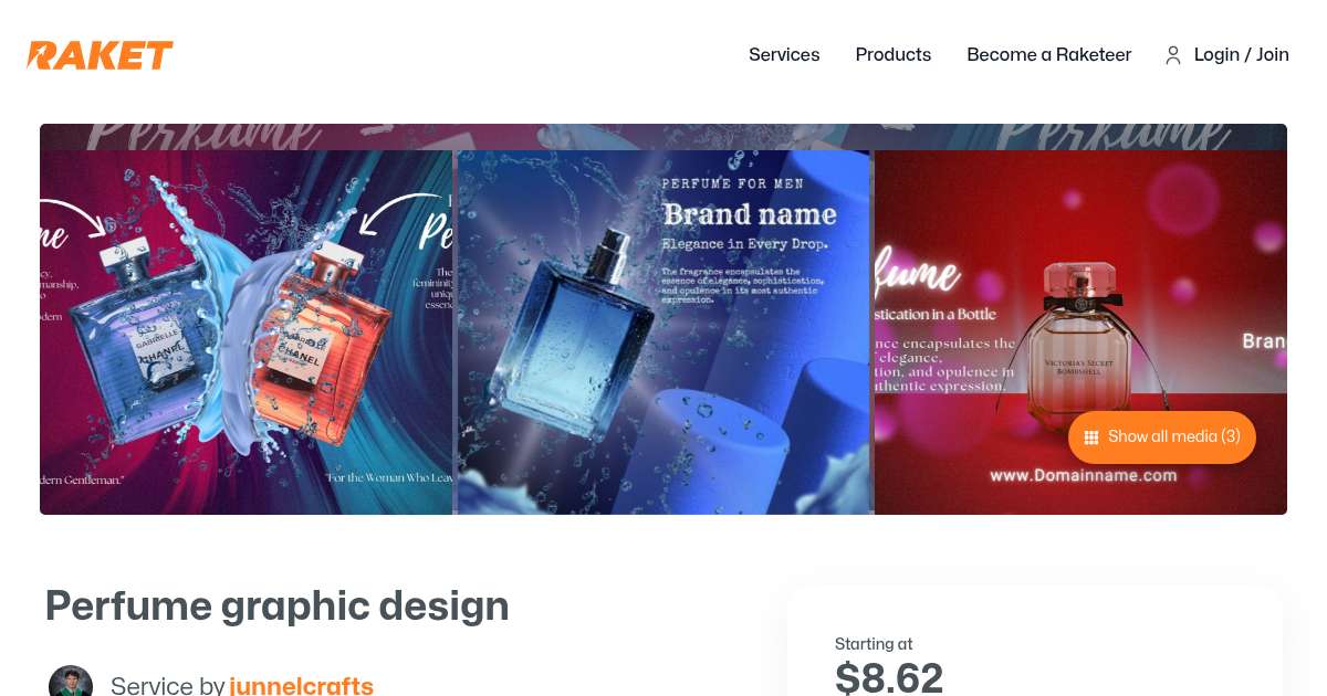 Perfume graphic design by junnelcrafts - Raket.PH