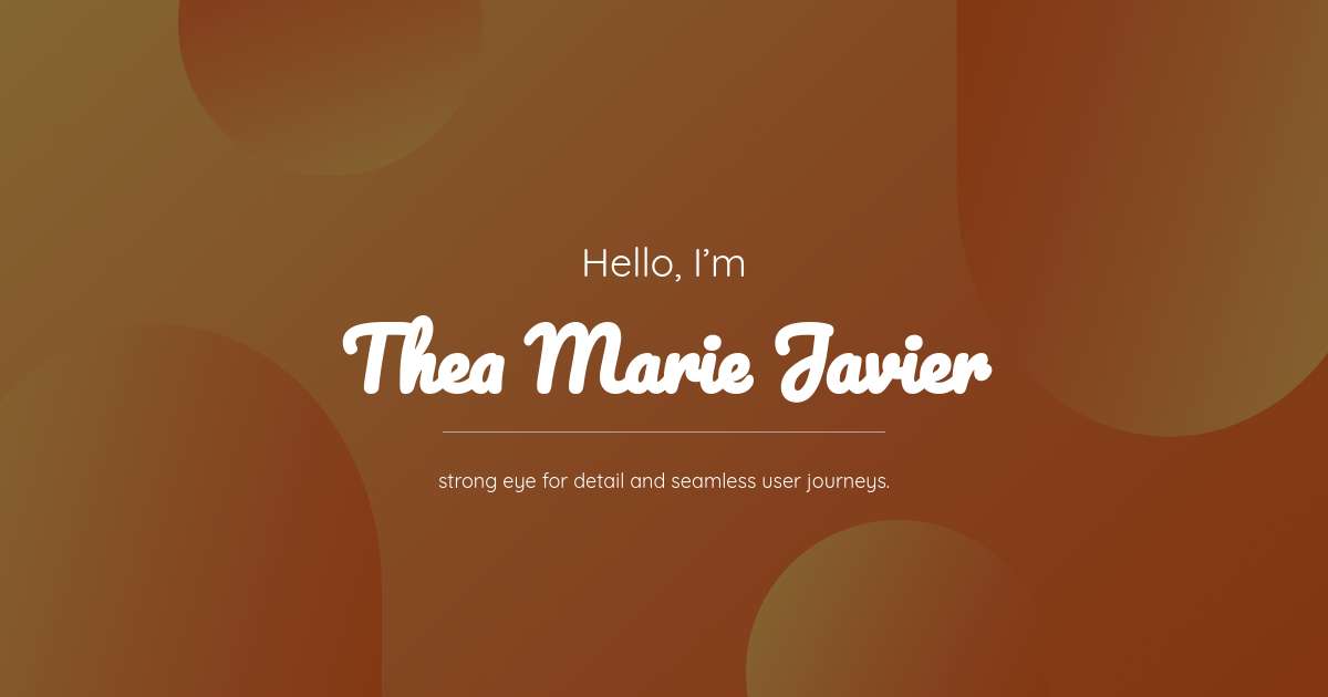 Thea Marie Javier