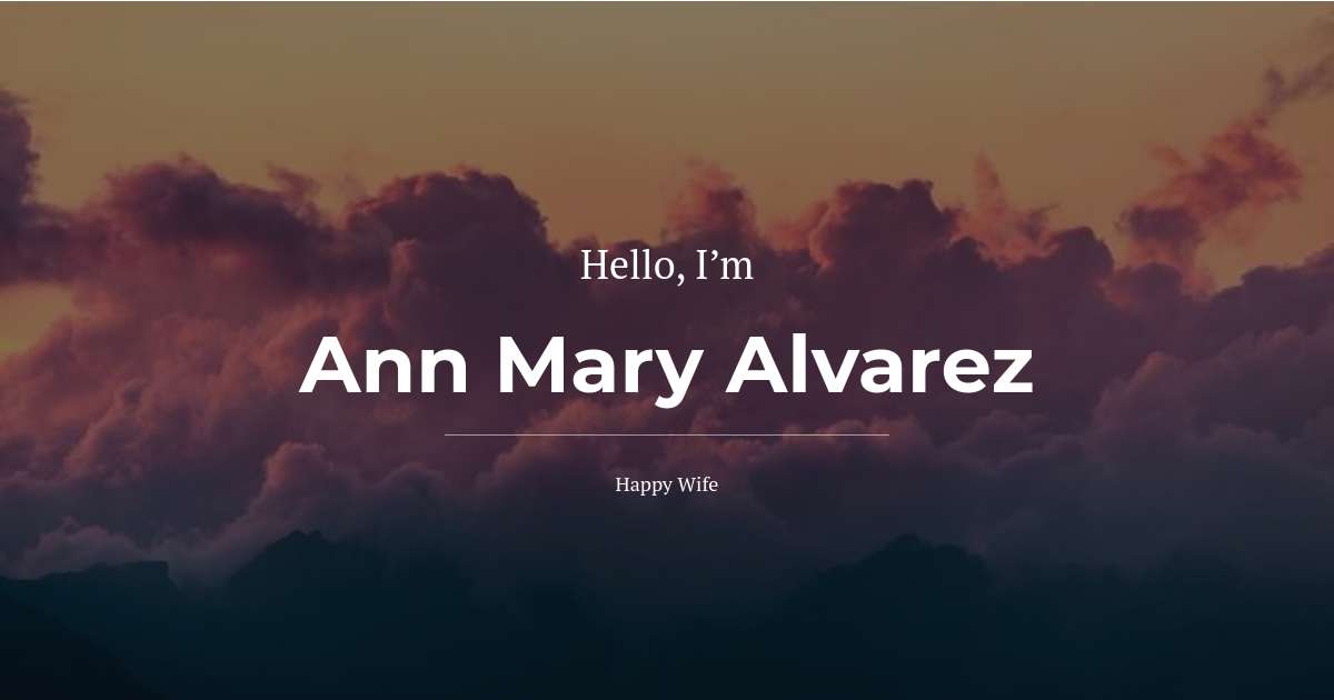 Ann Mary Alvarez
