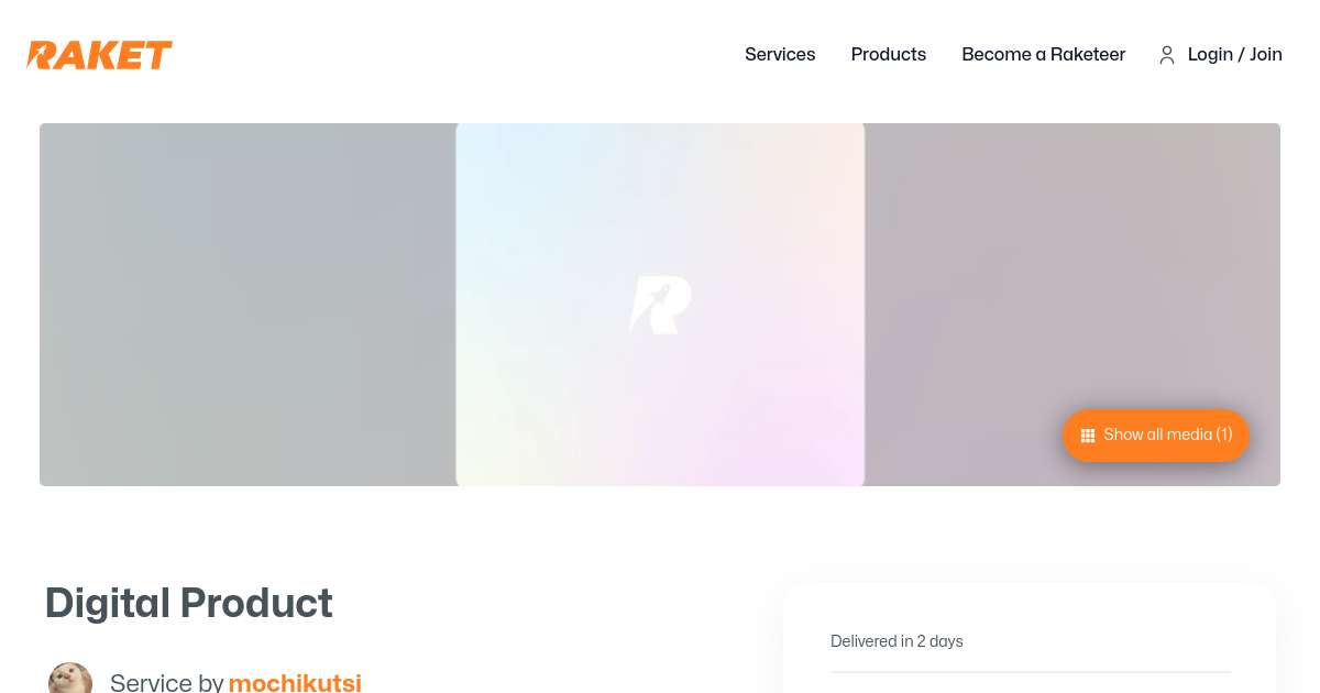 Digital Product by mochikutsi - Raket.PH