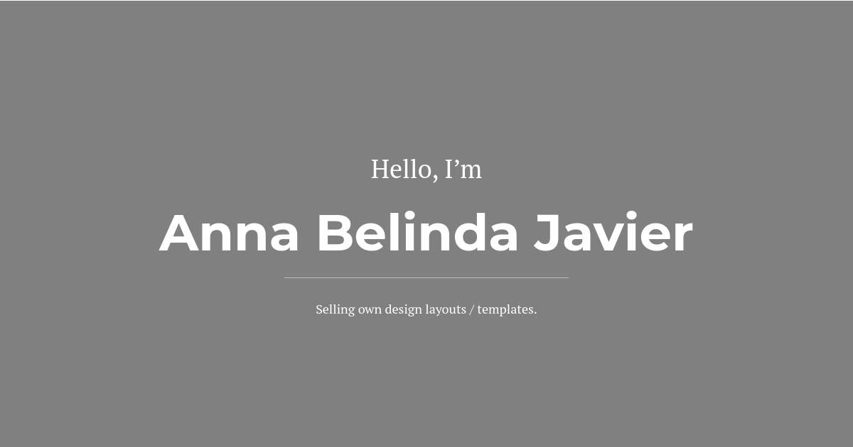 Anna Belinda Javier