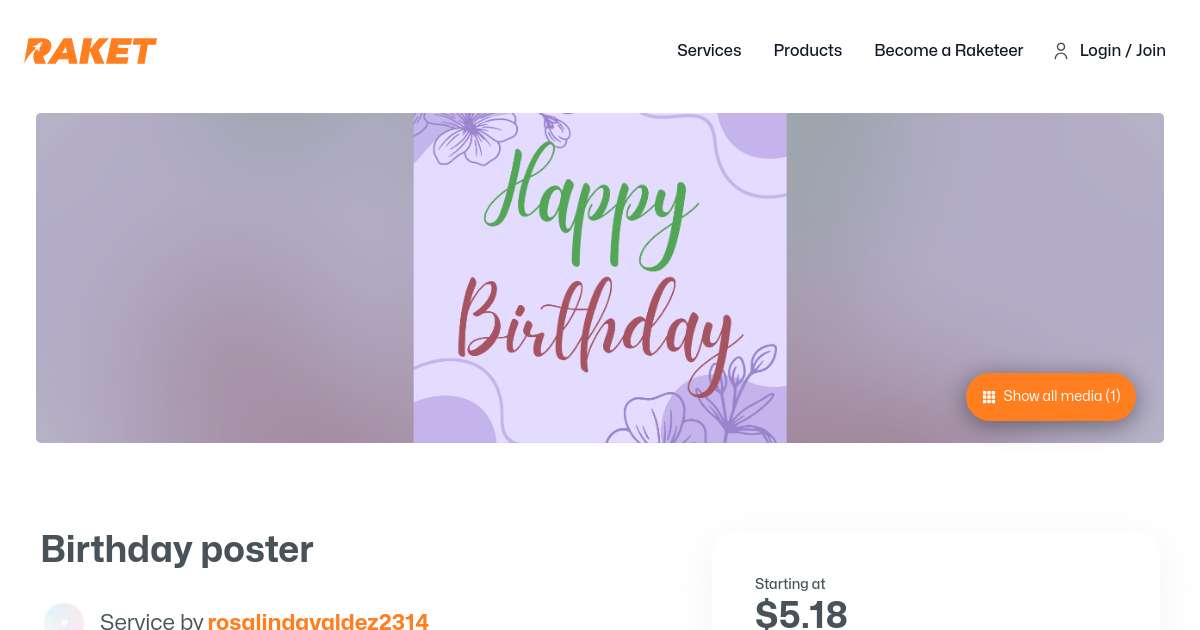 Birthday poster by rosalindavaldez2314 - Raket.PH