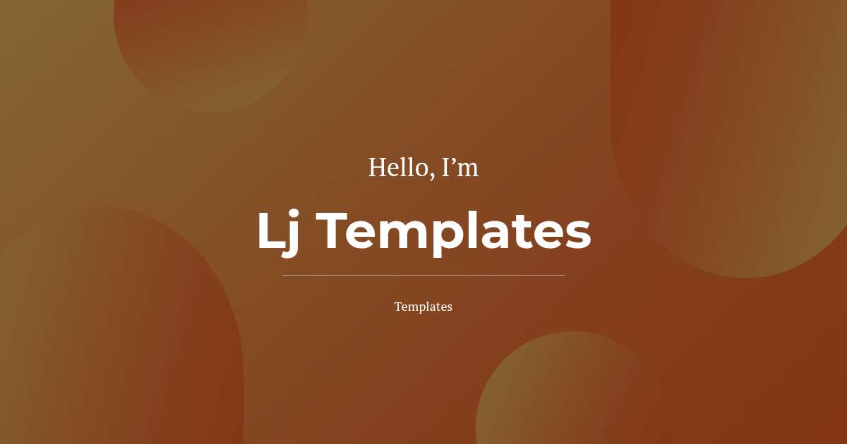 Lj Templates