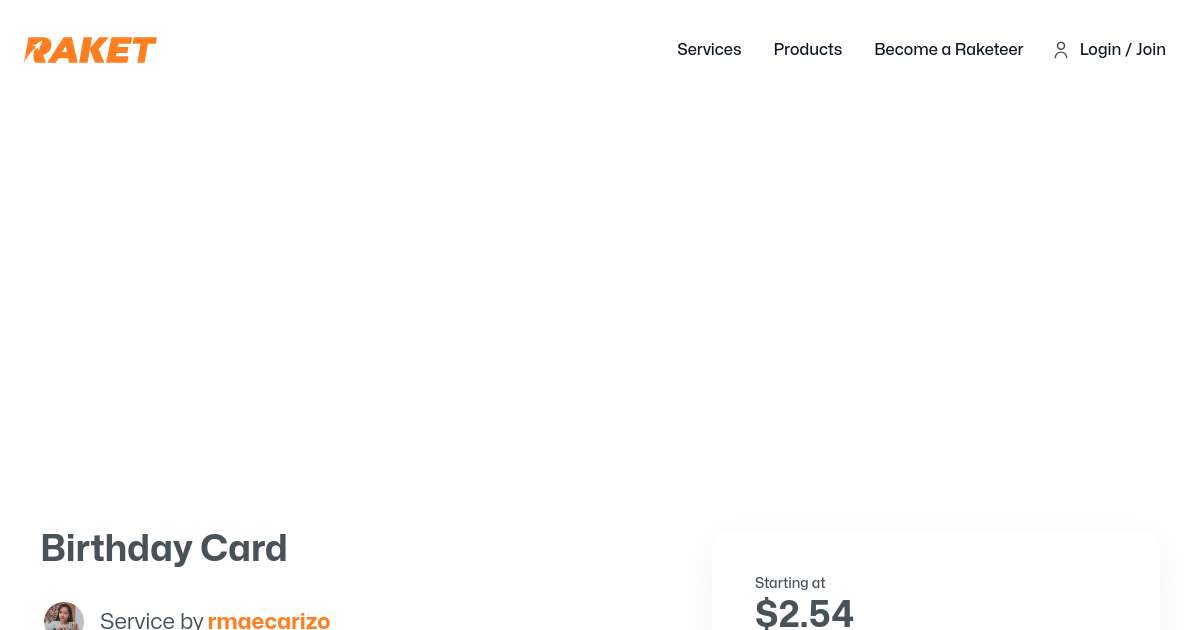 Birthday Card by rmaecarizo - Raket.PH