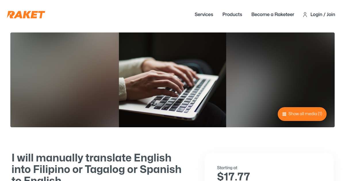 I will manually translate English into Filipino or Tagalog or Spanish ...