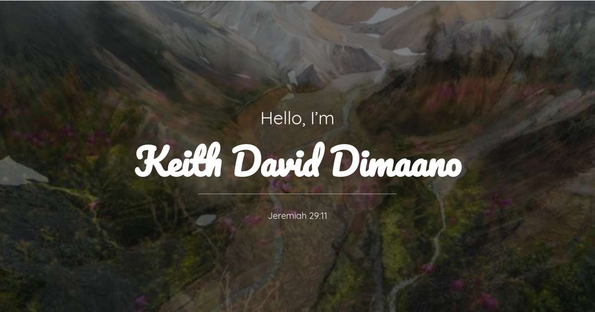 Keith David Dimaano