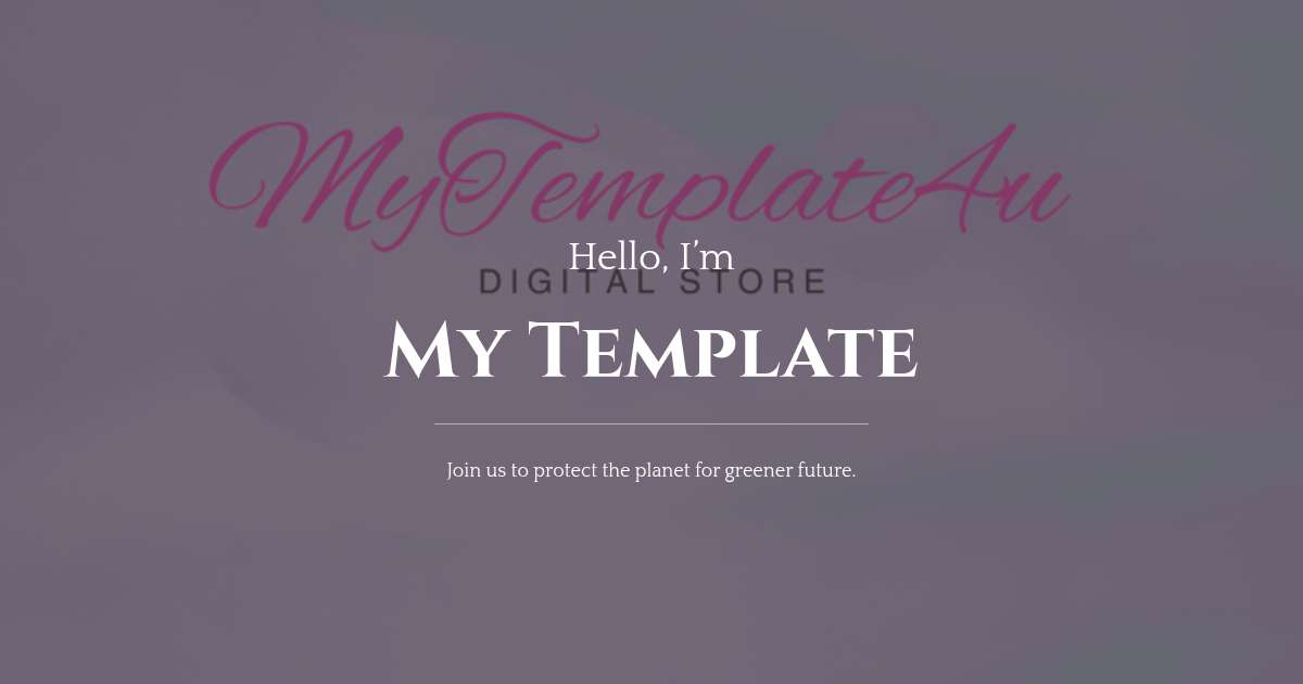 My Template