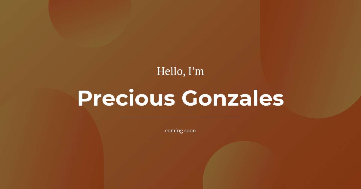Precious Gonzales