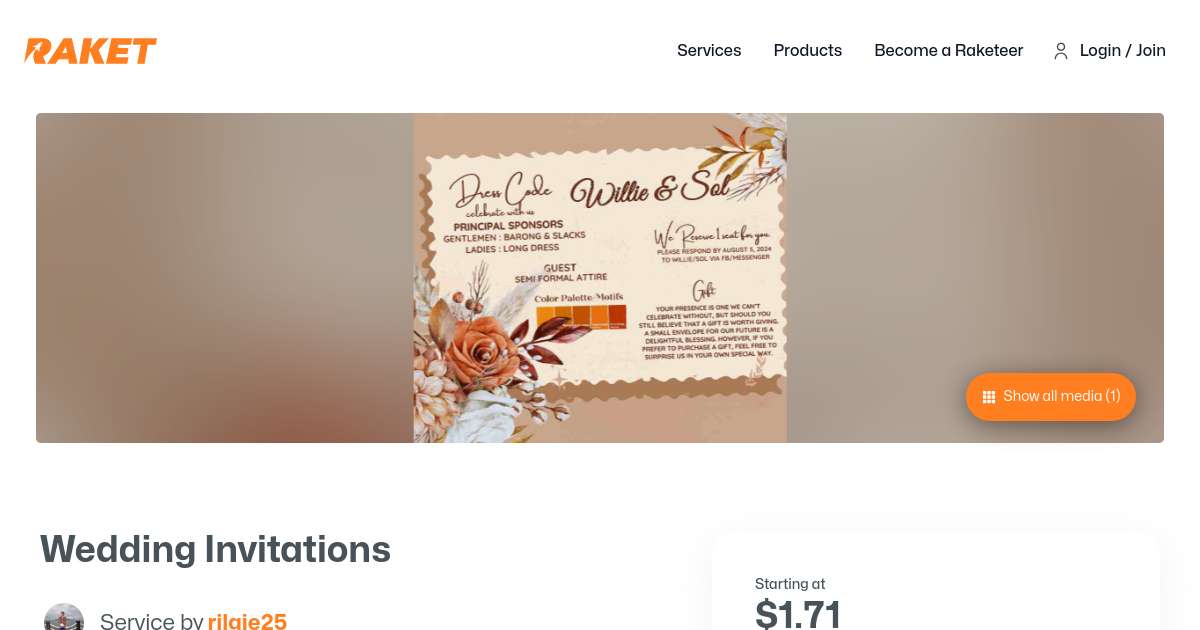 Wedding Invitations by rilgie25 - Raket.PH