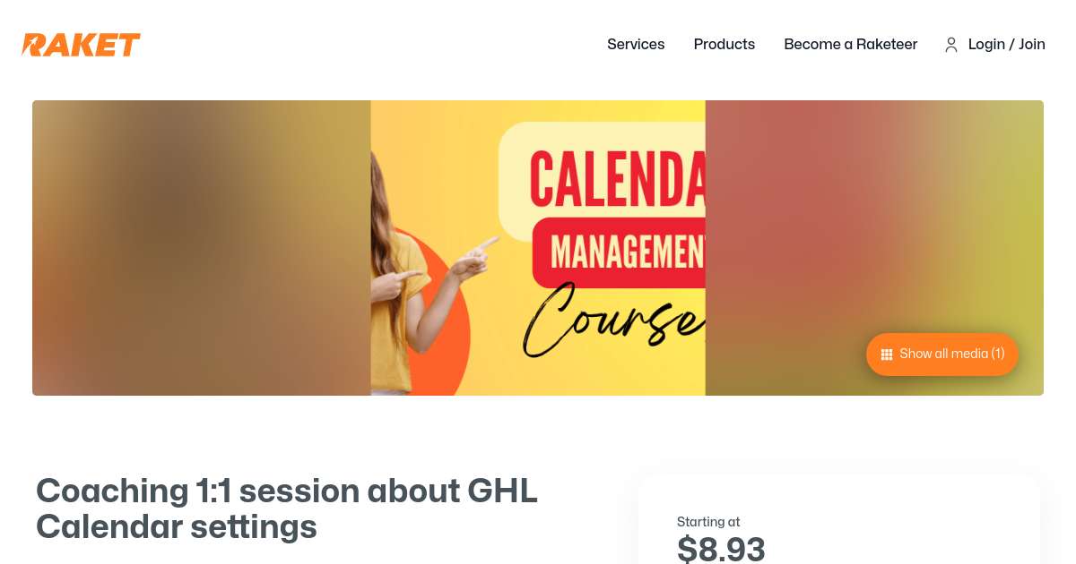 Coaching 1:1 session about GHL Calendar settings by heravision - Raket.PH