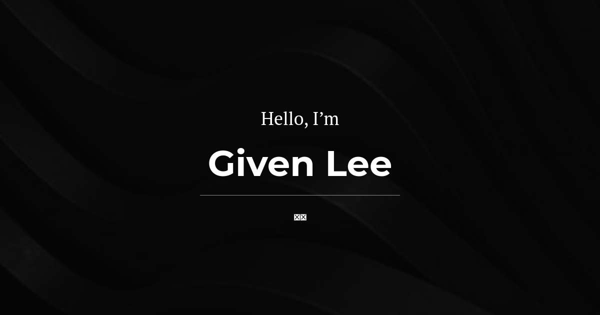 Given Lee