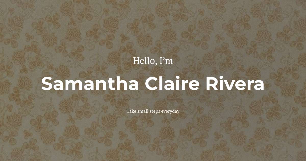 Samantha Claire Rivera