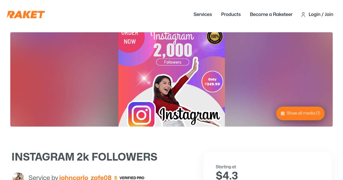 INSTAGRAM 2k FOLLOWERS (Temporary not Available) by johncarlo_zafe08 ...