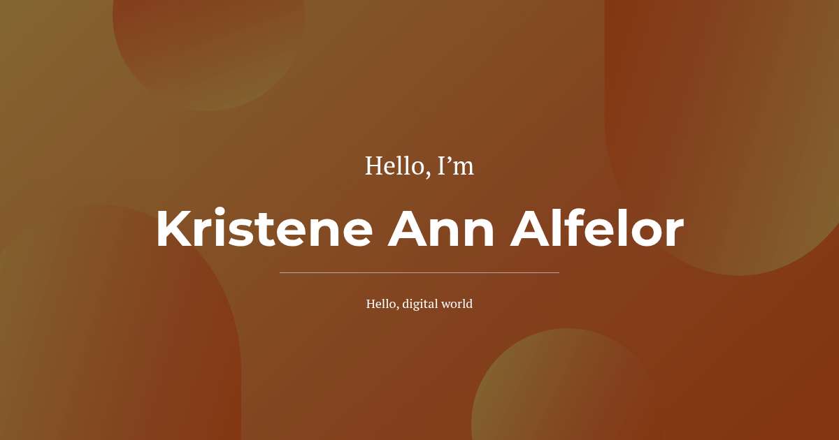 Kristene Ann Alfelor
