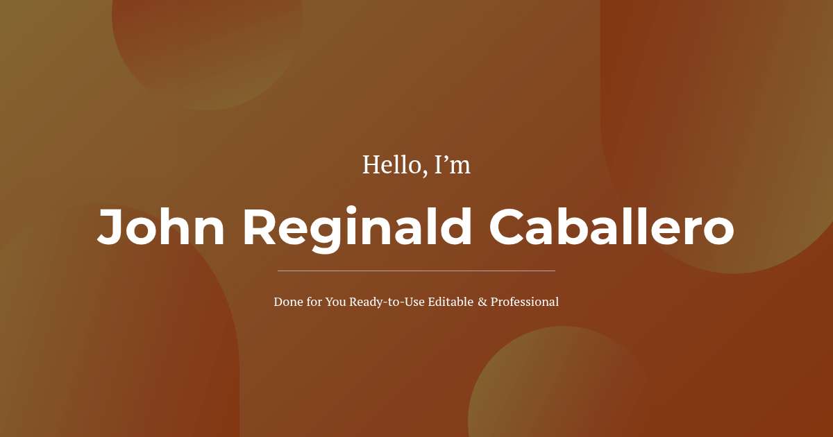 John Reginald Caballero