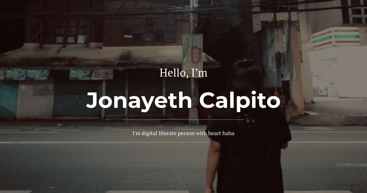 Jonayeth Calpito