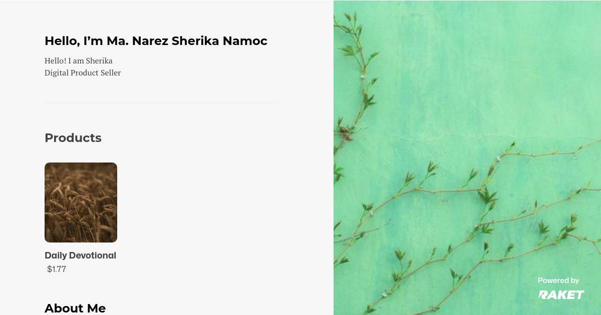 Ma. Narez Sherika Namoc