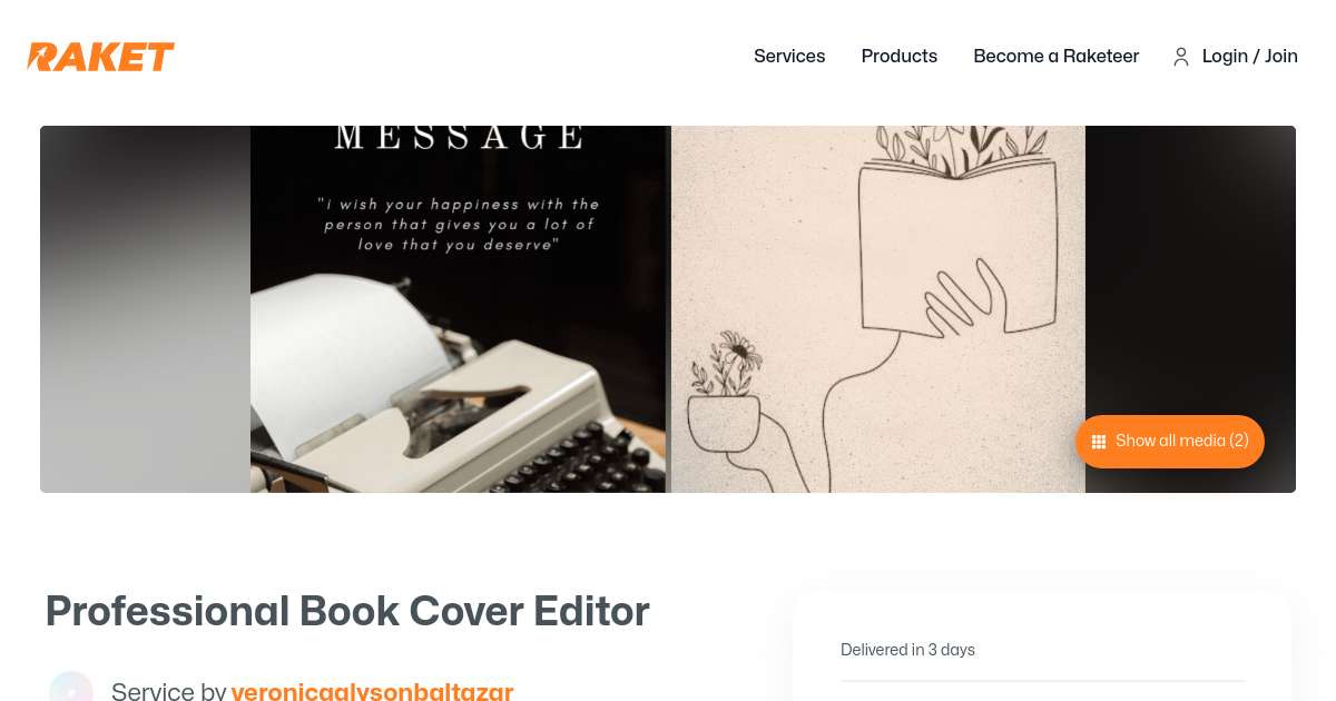 Professional Book Cover Editor by veronicaalysonbaltazar - Raket.PH