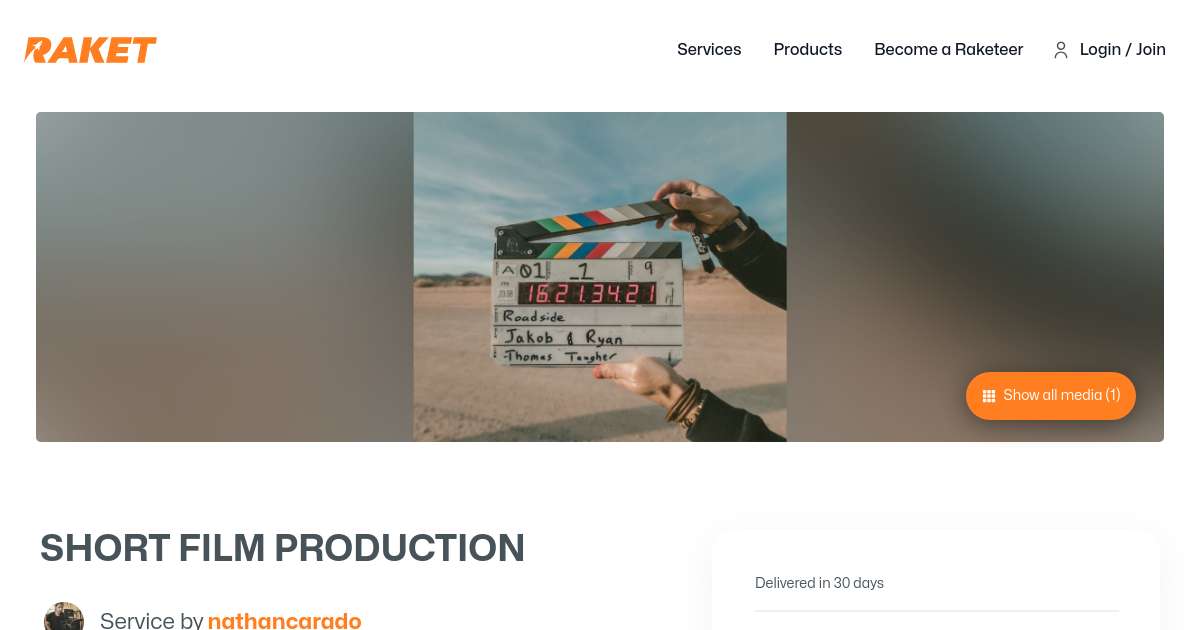 SHORT FILM PRODUCTION by nathancarado - Raket.PH