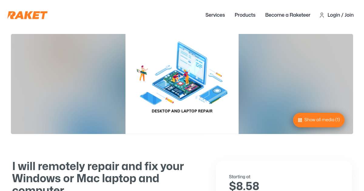 I will remotely repair and fix your Windows or Mac laptop and computer ...