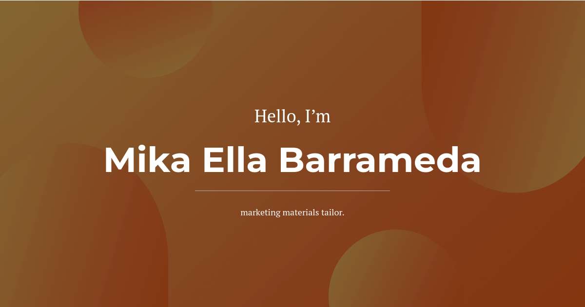 Mika Ella Barrameda
