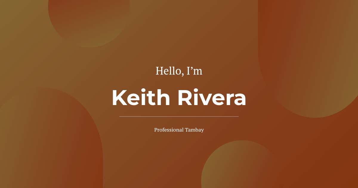 Keith Rivera