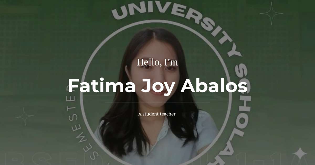 Fatima Joy Abalos
