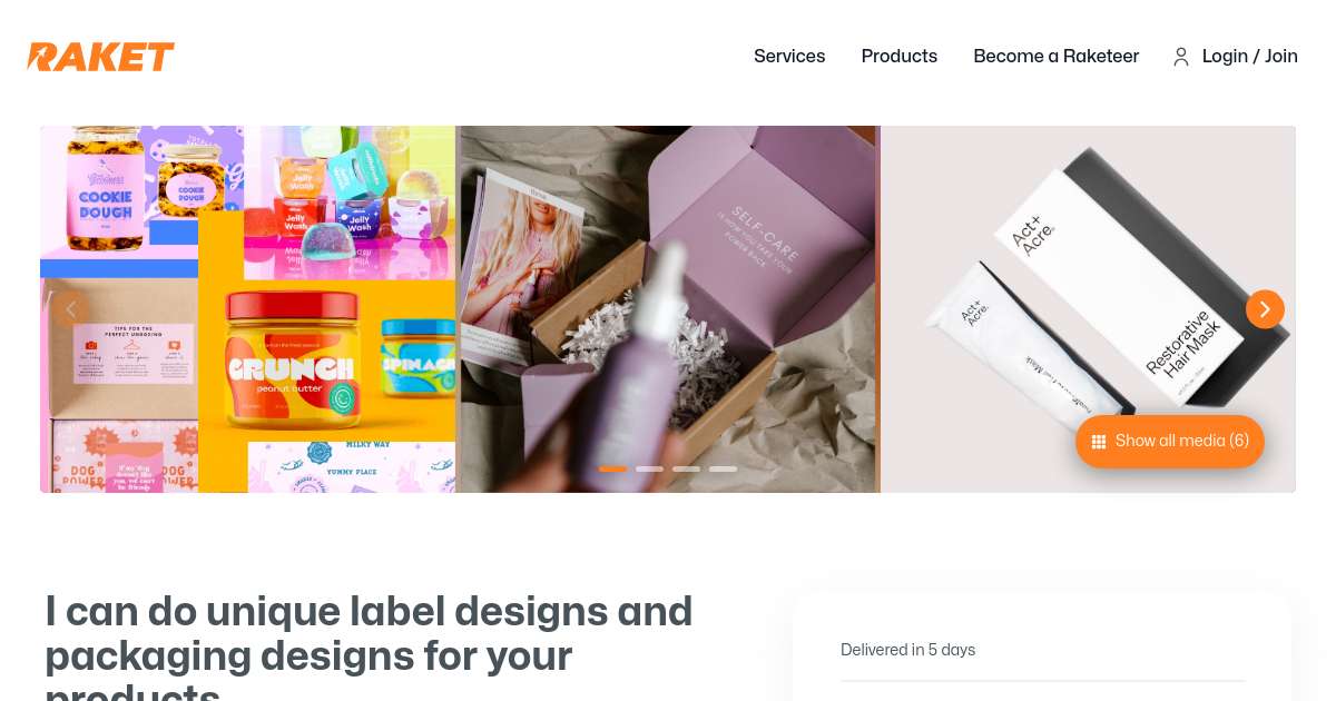 I can do unique label designs and packaging designs for your products ...