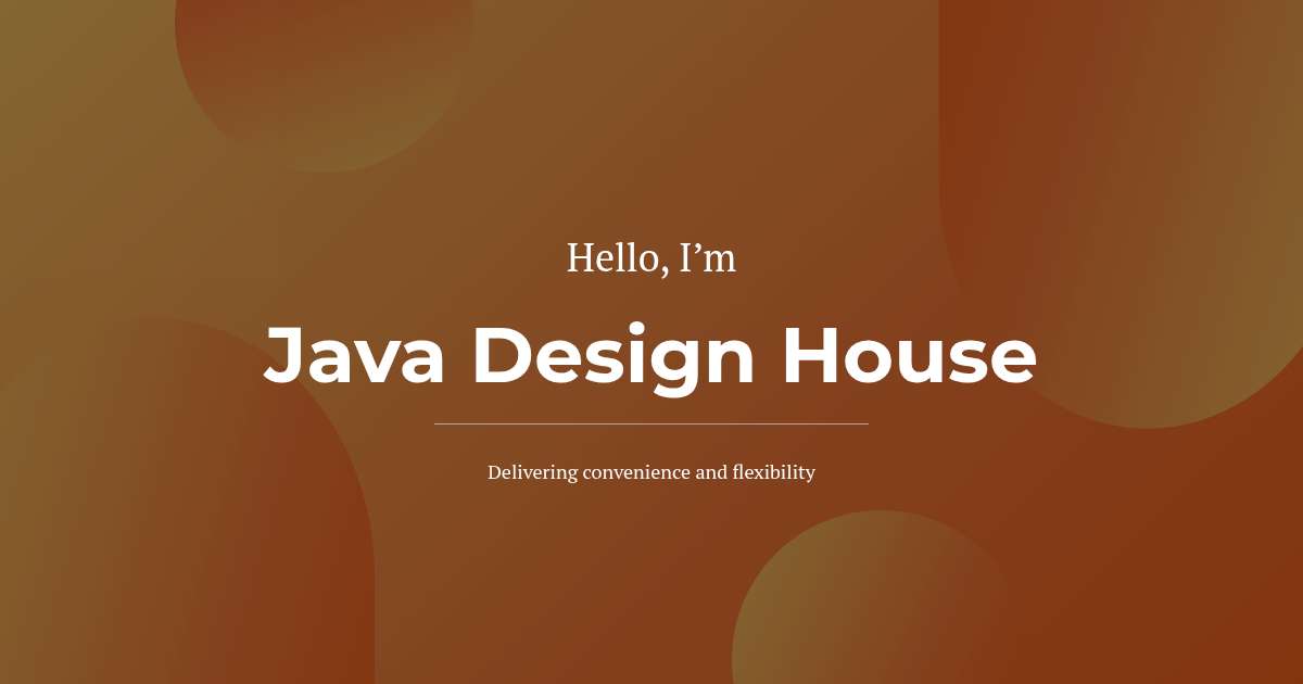 Java Design House