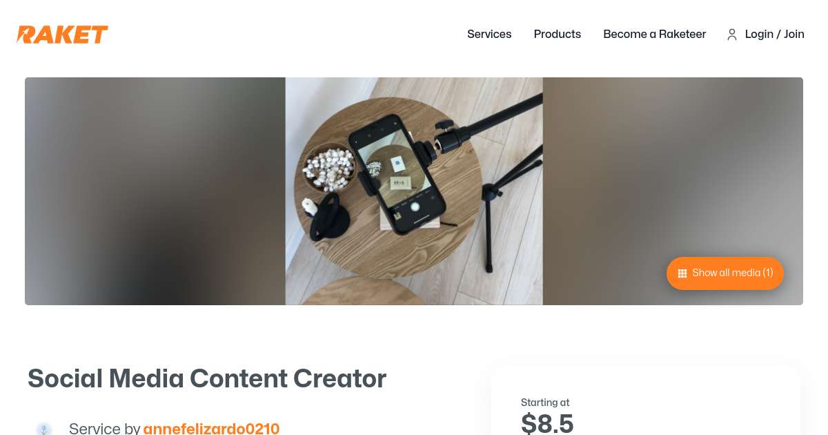 Social Media Content Creator by annefelizardo0210 - Raket.PH