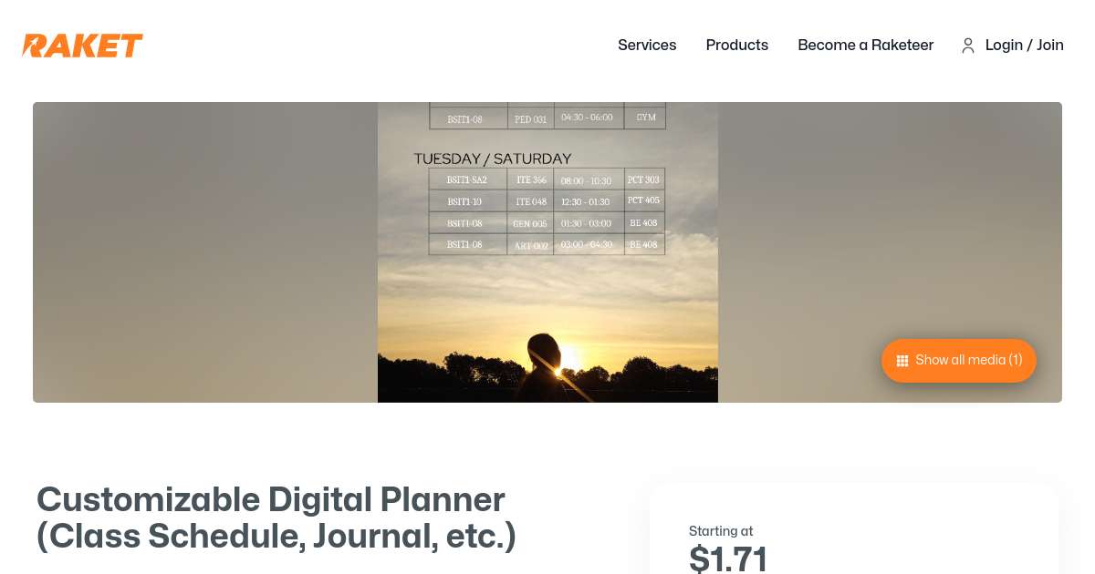 Customizable Digital Planner (Class Schedule, Journal, etc.) by ...