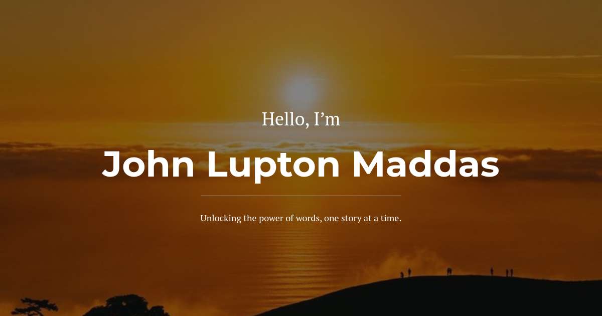 John Lupton Maddas