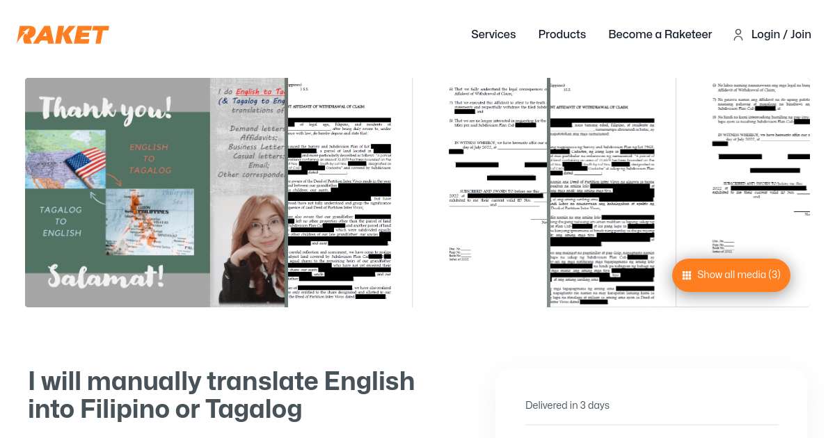 I will manually translate legal and business documents from English to ...