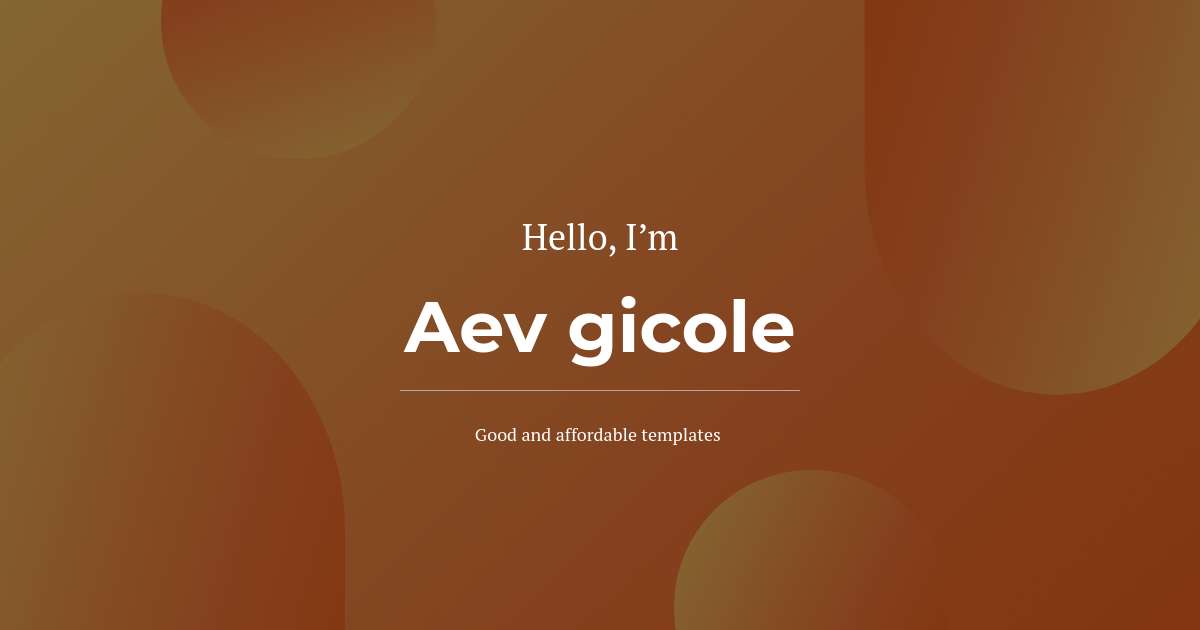Aev gicole